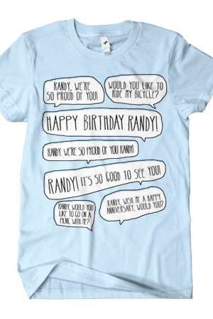 Happy Birthday Randy (Light Blue) Eat Randy - JulianSmithTV Eat Randy ...