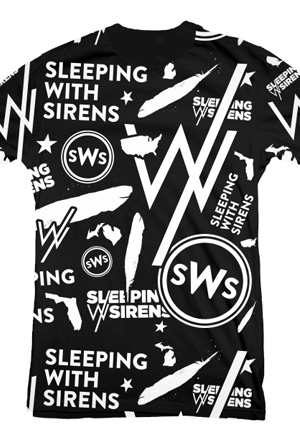 All Over T-Shirt - Sleeping With Sirens T-Shirts - Official Online ...