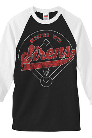 SWS Raglan T-Shirt - Sleeping With Sirens T-Shirts - Official Online ...