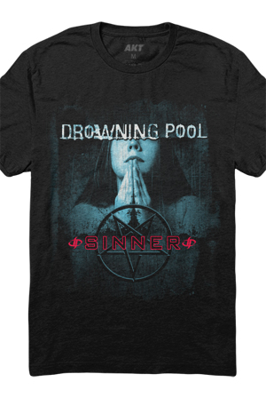 Unlucky Sinner Tour Tee T-Shirt - Drowning Pool T-Shirts - Online Store ...